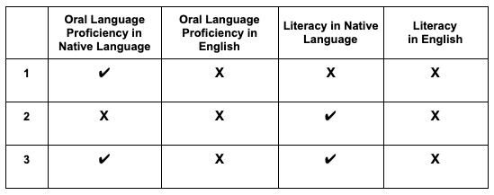 Emergent Bilinguals in the Classroom: 3 Learner Profiles and Literacy ...