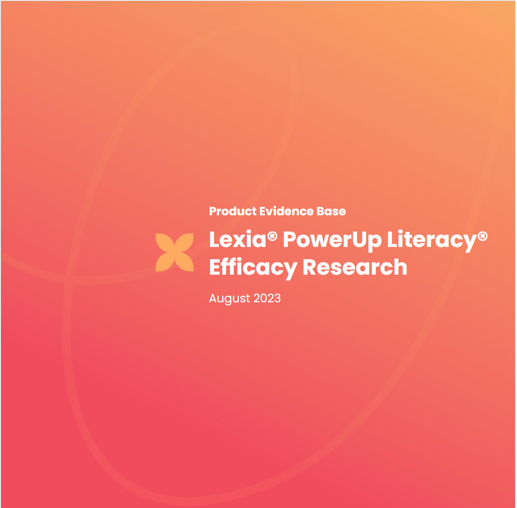 Lexia PowerUp Literacy Efficacy Research | Lexia