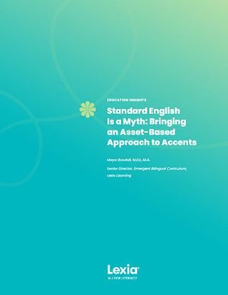 Standard English Is a Myth: Bringing an Asset-Based Approach to Accents ...